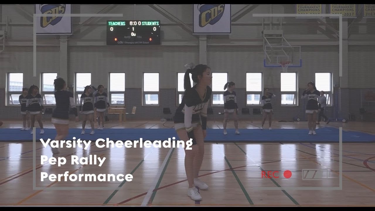 2019 Varsity Cheerleading Pep Rally Performance - YouTube