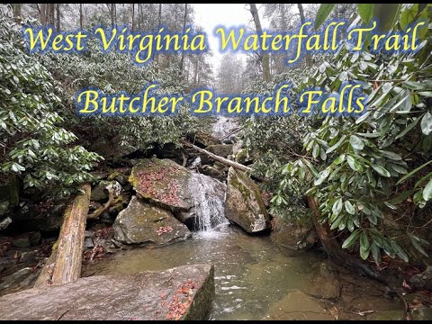 Butcher Branch Falls - West Virginia Waterfall Trail - YouTube