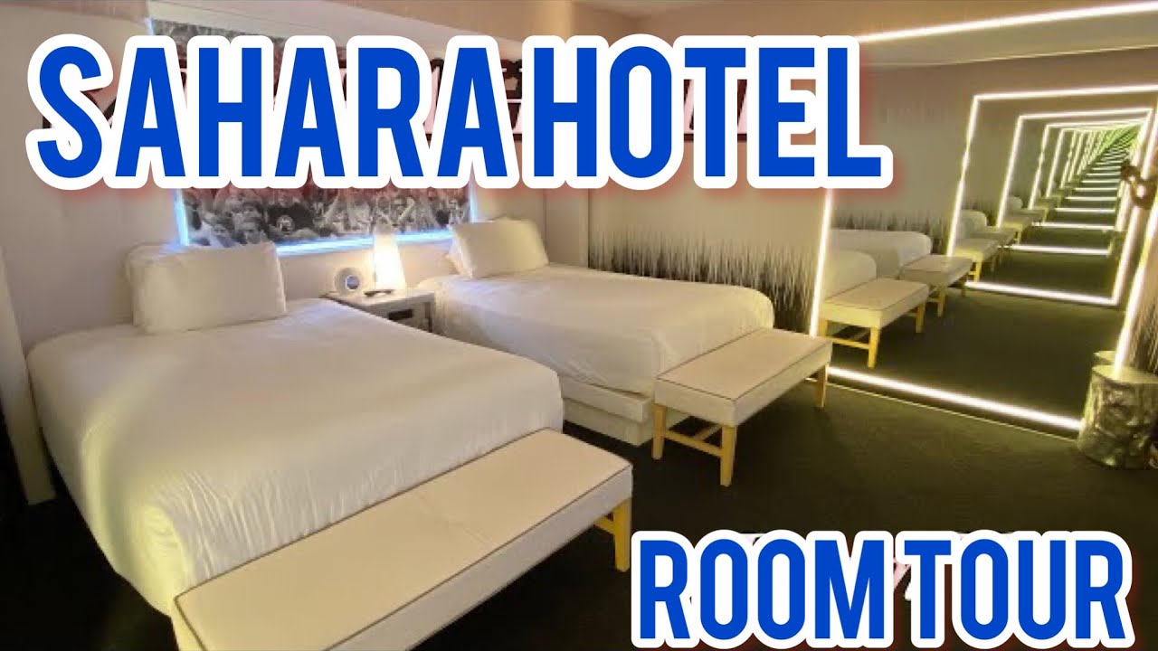 SAHARA HOTEL LAS VEGAS TOUR at MARRA TOWER + POOL TOUR - YouTube