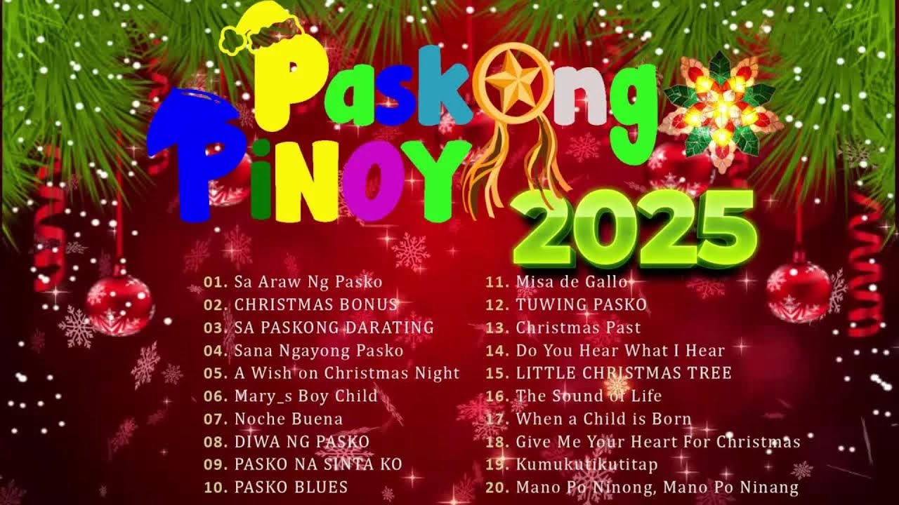 Pinoy OPM Best Tagalog Pasko Song Christmas Songs Medley ~ Popular ...
