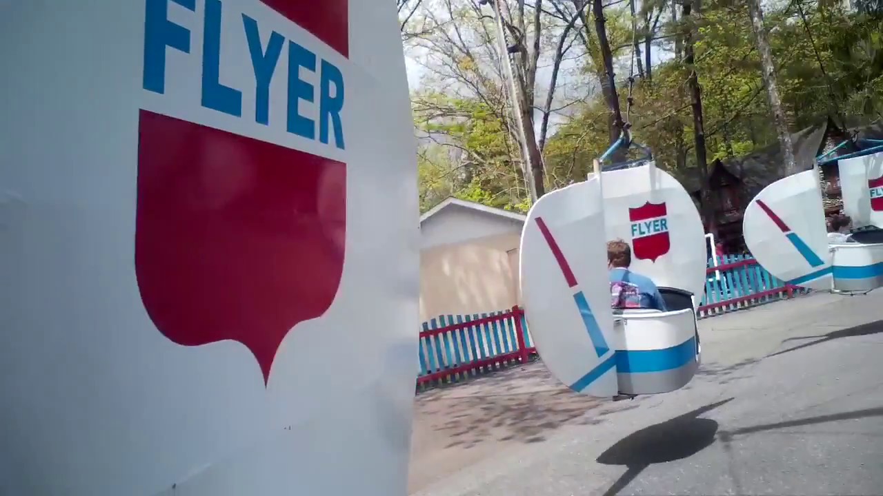 SNAPPING the Flyers at Knoebels Amusement Park POV - YouTube