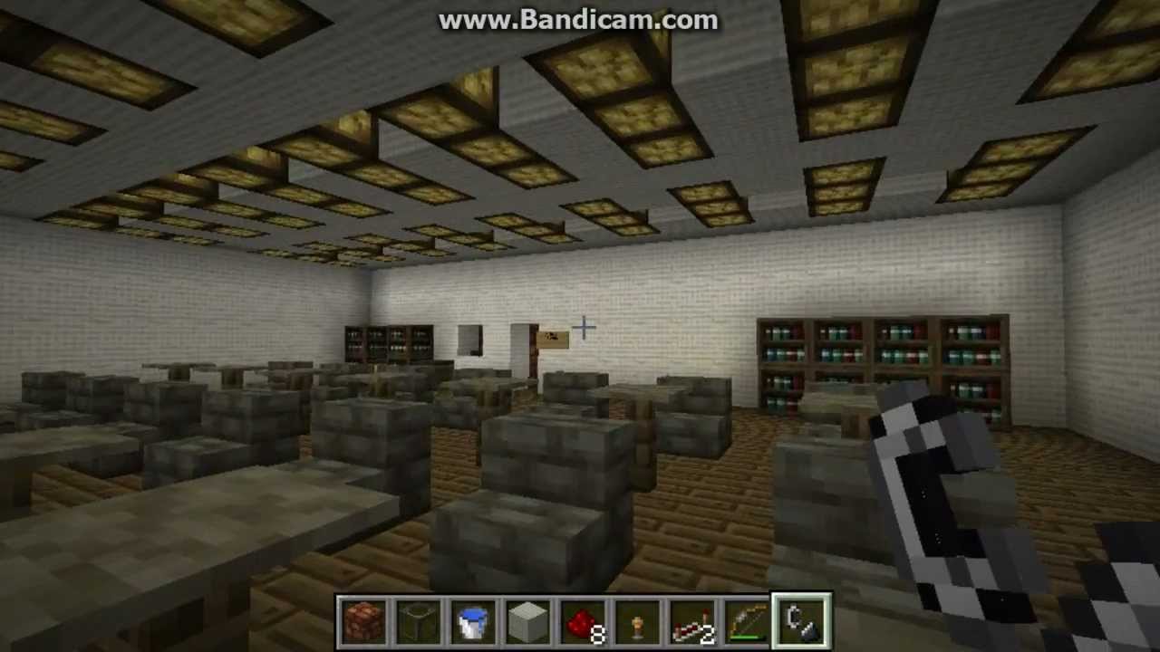 Minecraft Redstone Inventions- The Fire Alarm - YouTube