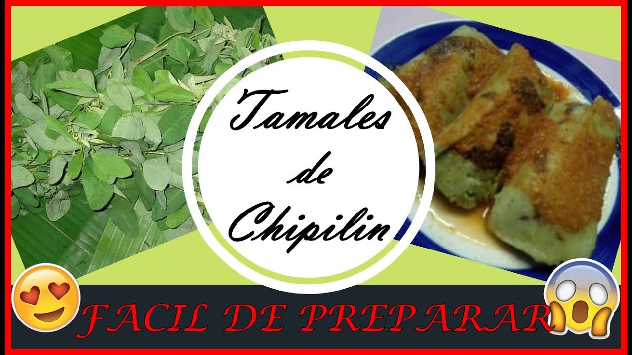 COMO HACER TAMALES de CHIPILIN CON FRIJOLES Y QUESO(FÁCILES)RECETA ...