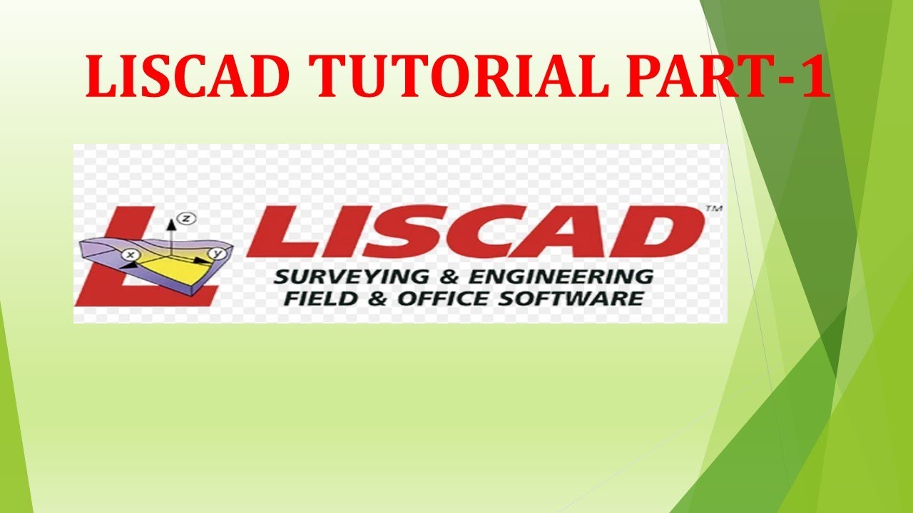 LISCAD TUTORIAL PART 1 - YouTube