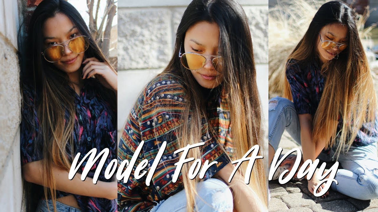 Model For A Day vlog (my first photoshoot) | Emily Ferrier - YouTube