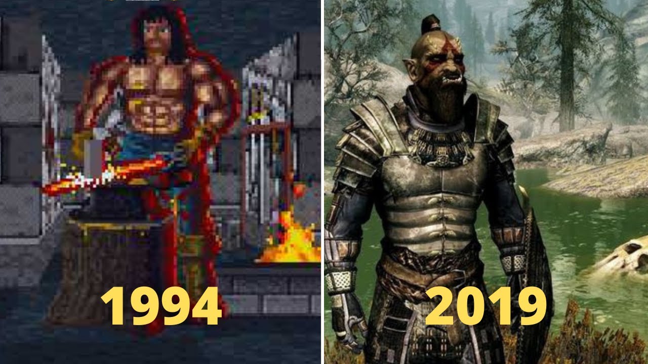 The Evolution of The Elder Scrolls (1994-2019) - YouTube
