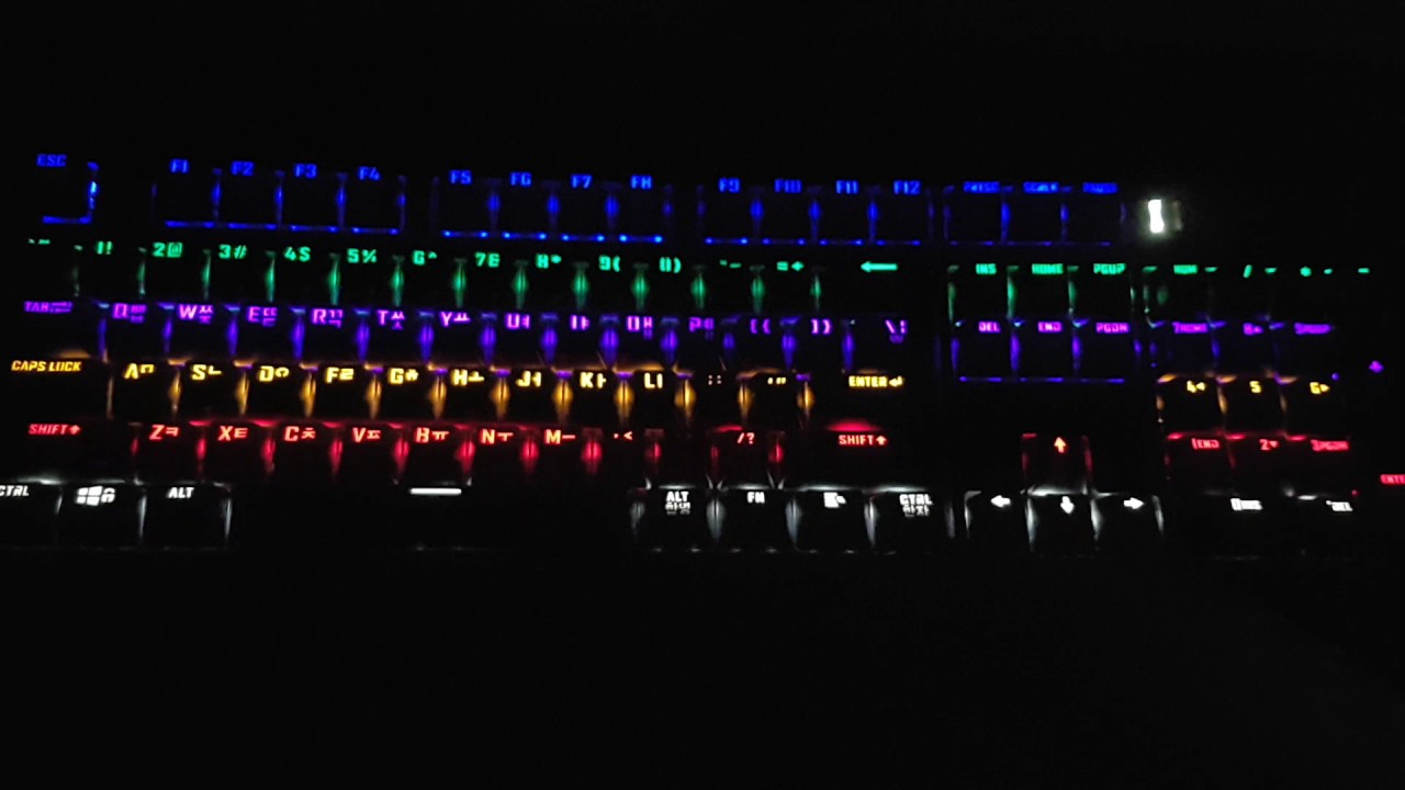 abko hacker k660 led mode - YouTube