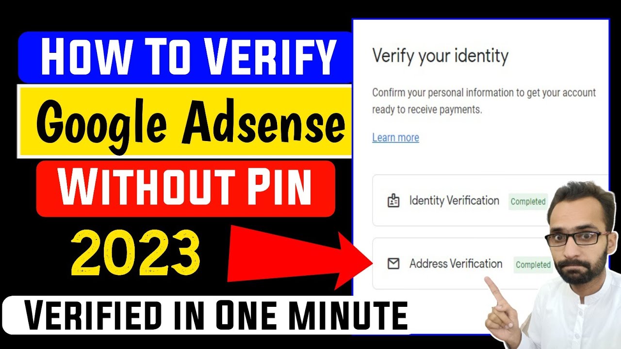 Adsense Pin Verification | How To Verify Adsense Without Pin 2023 | Address Verification Needs ...