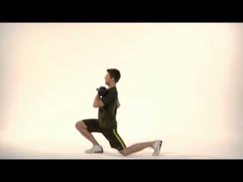 Kettlebell Split Squat - YouTube