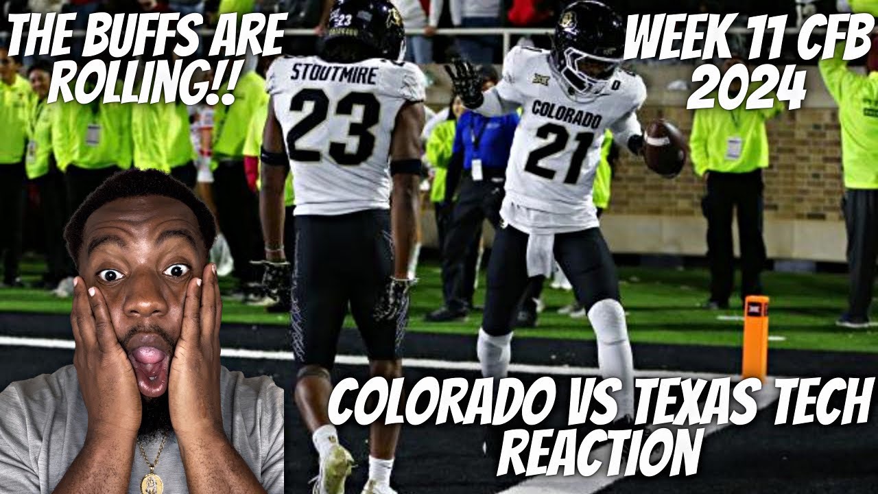 Reaction To #20 Colorado vs Texas Tech Full Game Highlights | 2024 ...