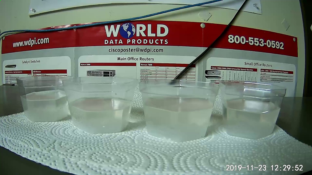 Time Lapse Growing White Crystal - YouTube