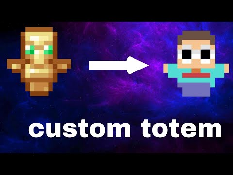 How to make totem texture pack in minecraft| Change totem skin in ...