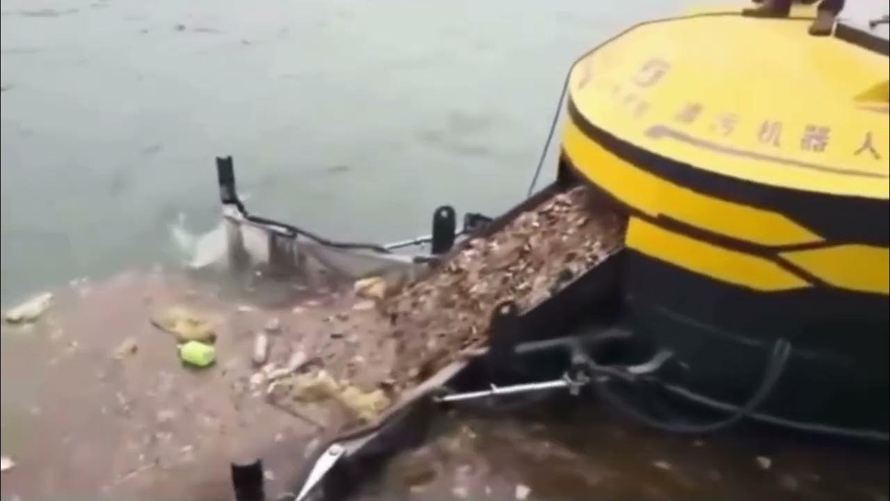 🔴 𝐑𝐢𝐯𝐞𝐫 𝐜𝐥𝐞𝐚𝐧𝐢𝐧𝐠 𝐫𝐨𝐛𝐨𝐭 𝐭𝐨 𝐜𝐨𝐦𝐛𝐚𝐭 𝐰𝐚𝐭𝐞𝐫 𝐩𝐨𝐥𝐥𝐮𝐭𝐢𝐨𝐧 - YouTube