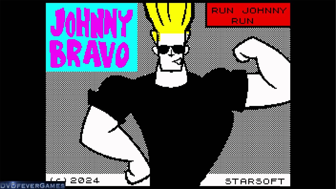 JOHNNY BRAVO: RUN JOHNNY RUN - *NEW* ZX Spectrum 48K game! Gameplay ...