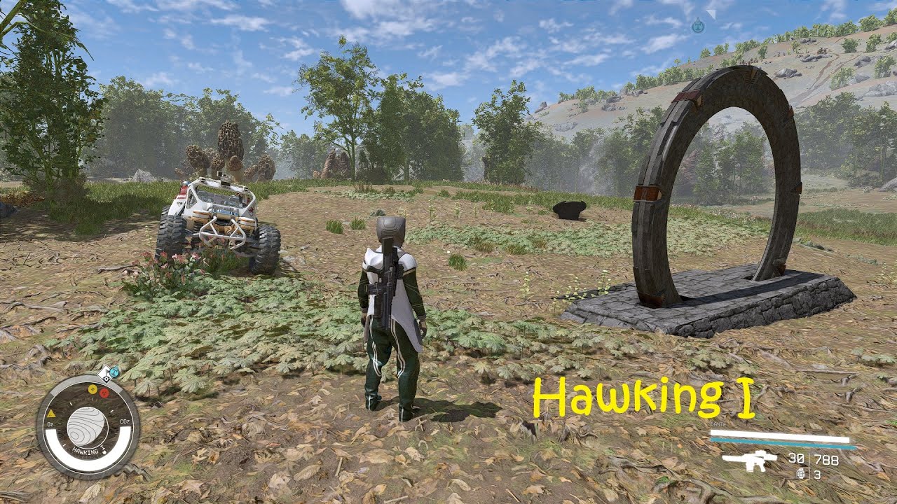 STARFIELD MOD Buggy (REV-8) Near Stargate (Hawking I) - YouTube