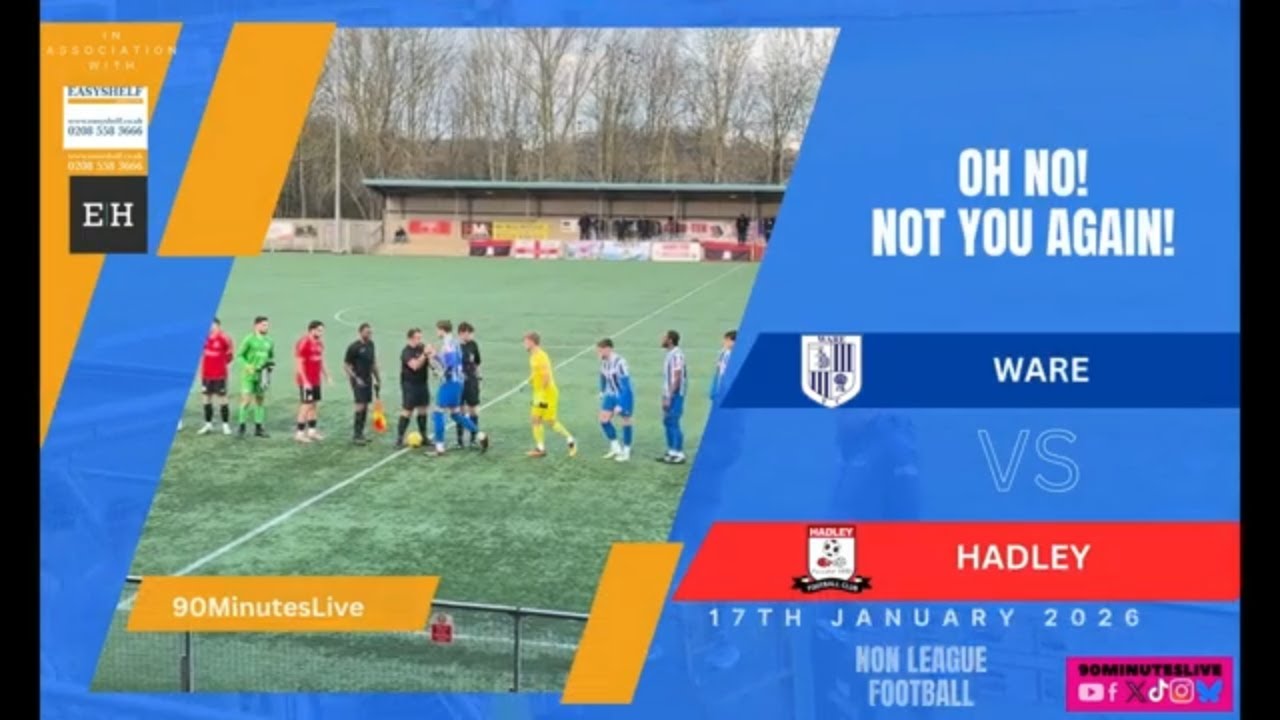 Oh no not you again! Ware succumb to another Hadley victory - YouTube