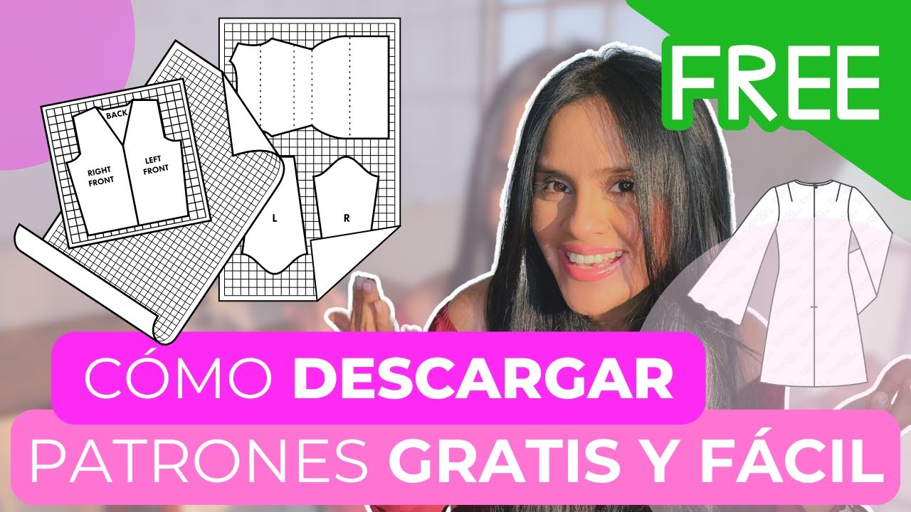 CÓMO DESCARGAR PATRONES PARA COSER GRATIS | Donde descargar patrones ...