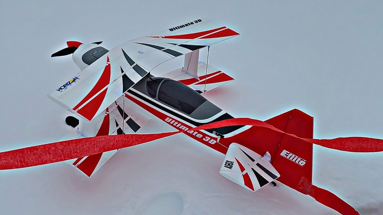 More Snow Fun with the E-flite Ultimate 3D! (LIVE) - YouTube