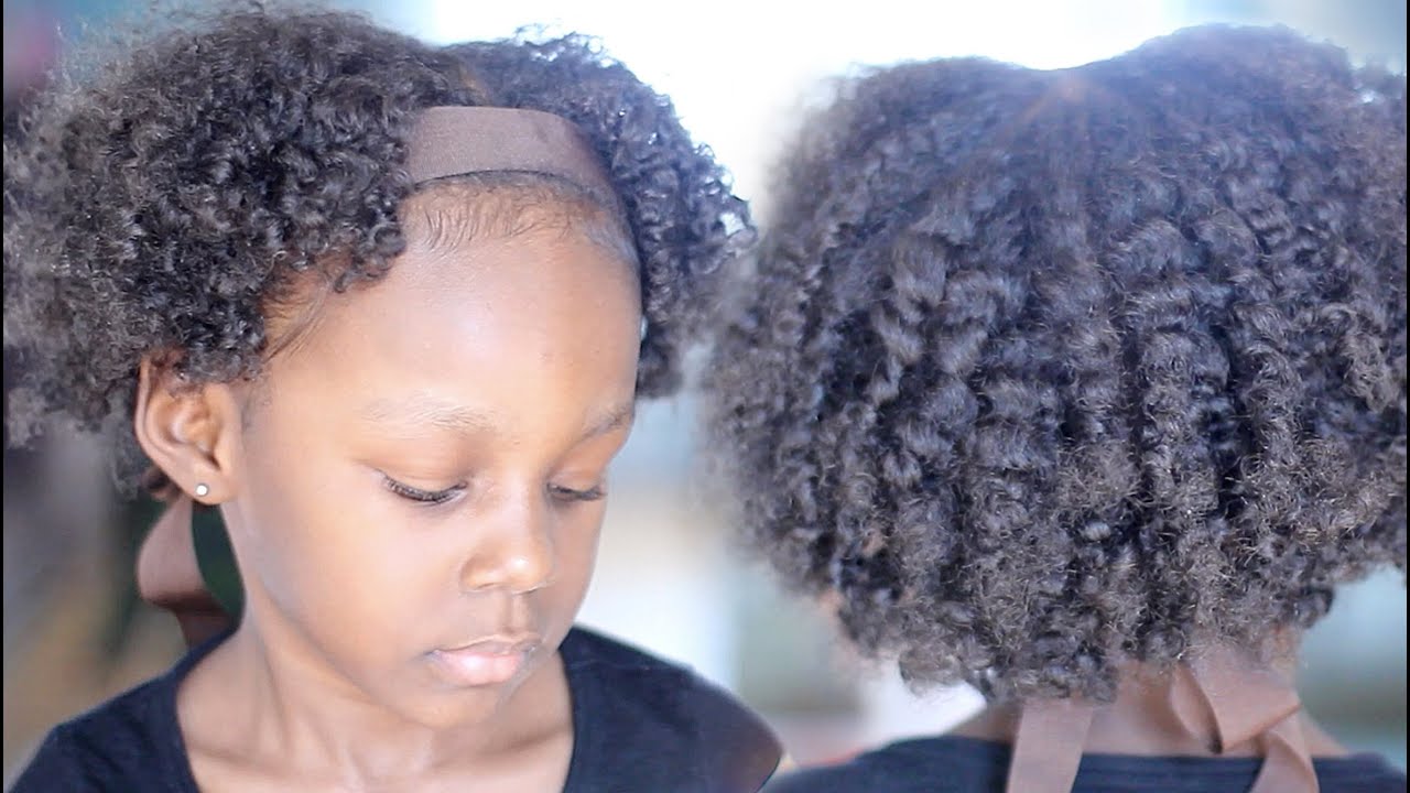 CUTE Curly Hair (4a) Tutorial - YouTube