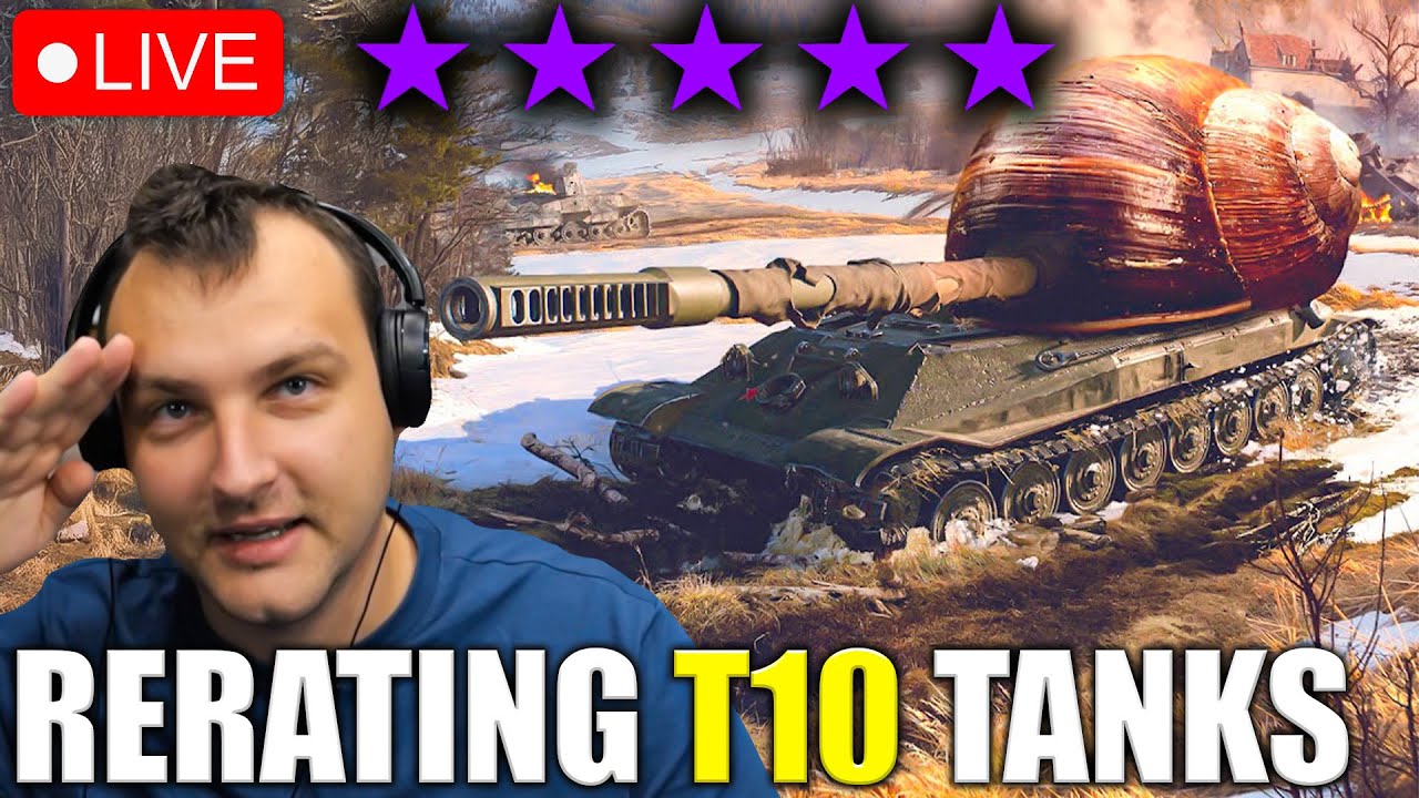 Rerating T10 tanks for Index page (no chat on YT, go to Twitch) | World ...