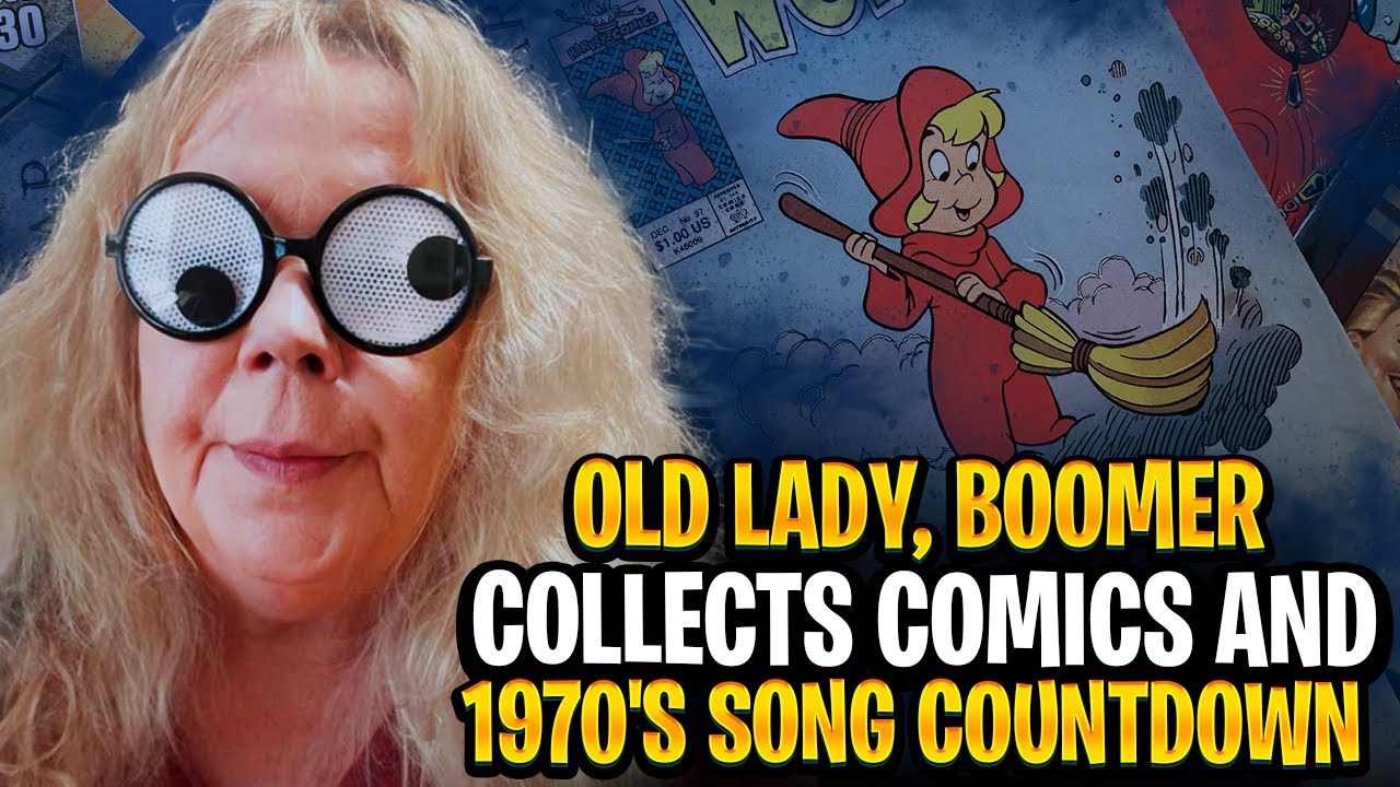 Old Lady Boomer collects comics! - YouTube
