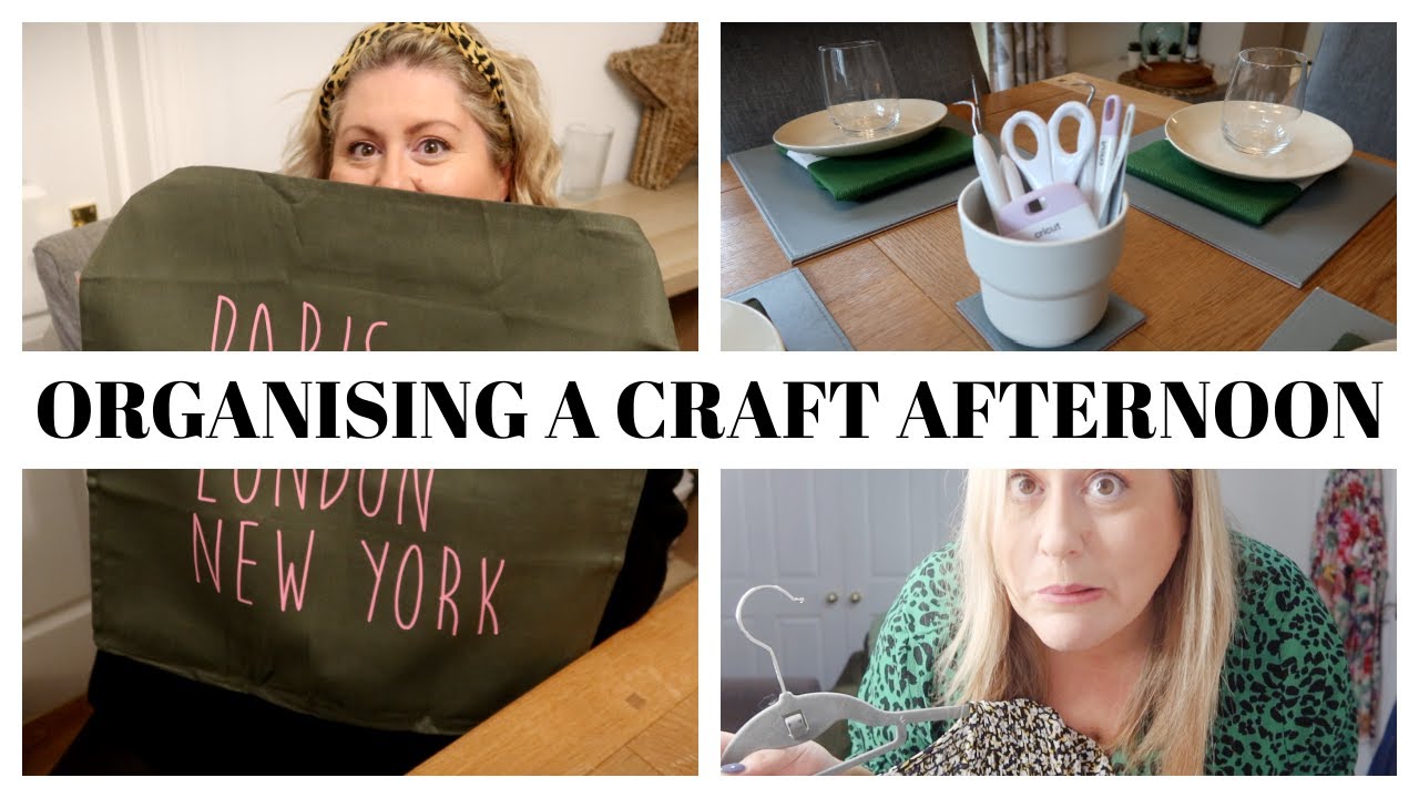 ORGANISING A CRAFTING AFTERNOON 🧵 /ad - YouTube