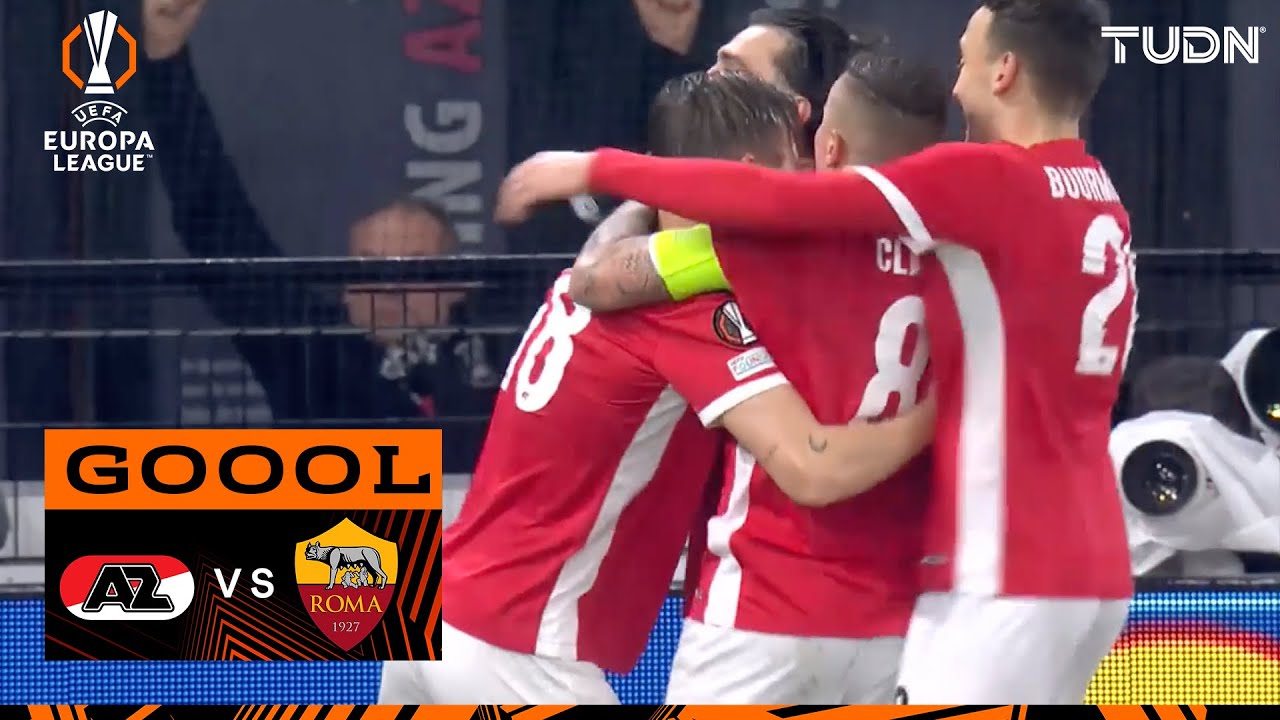 ¡GOL DEL AZ! ¡GOL DE PARROTT! | AZ Alkmaar 1-0 Roma | UEFA Europa ...