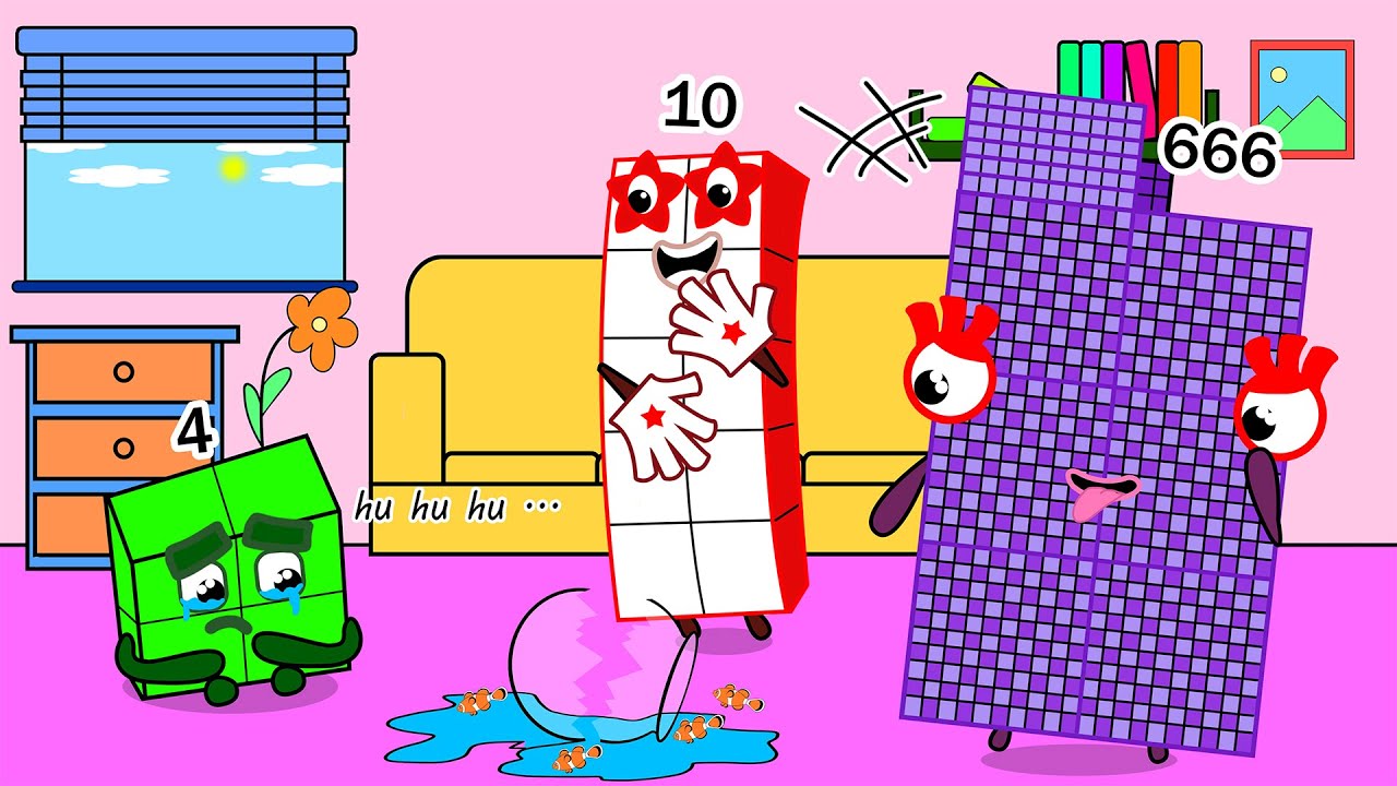 Oh My God!! So Rude | Numberblocks Fanmade Coloring Story - YouTube