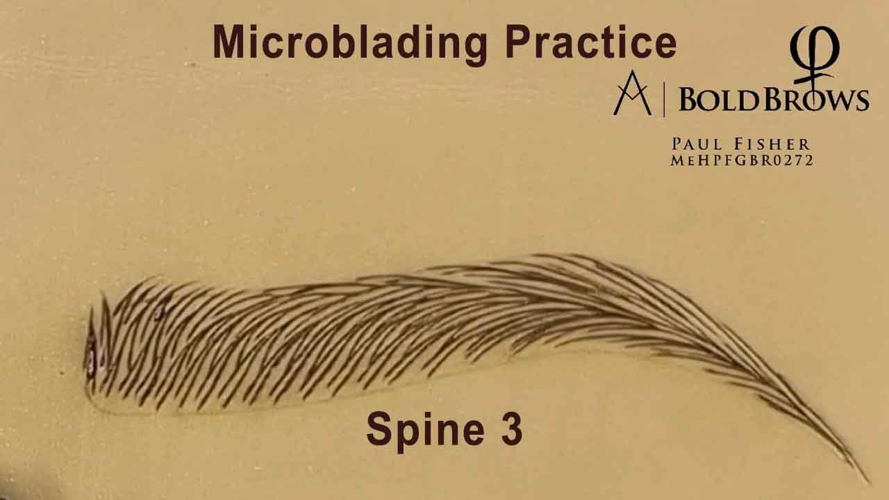 Microblading PhiBrows BoldBrows Spine 3 - YouTube