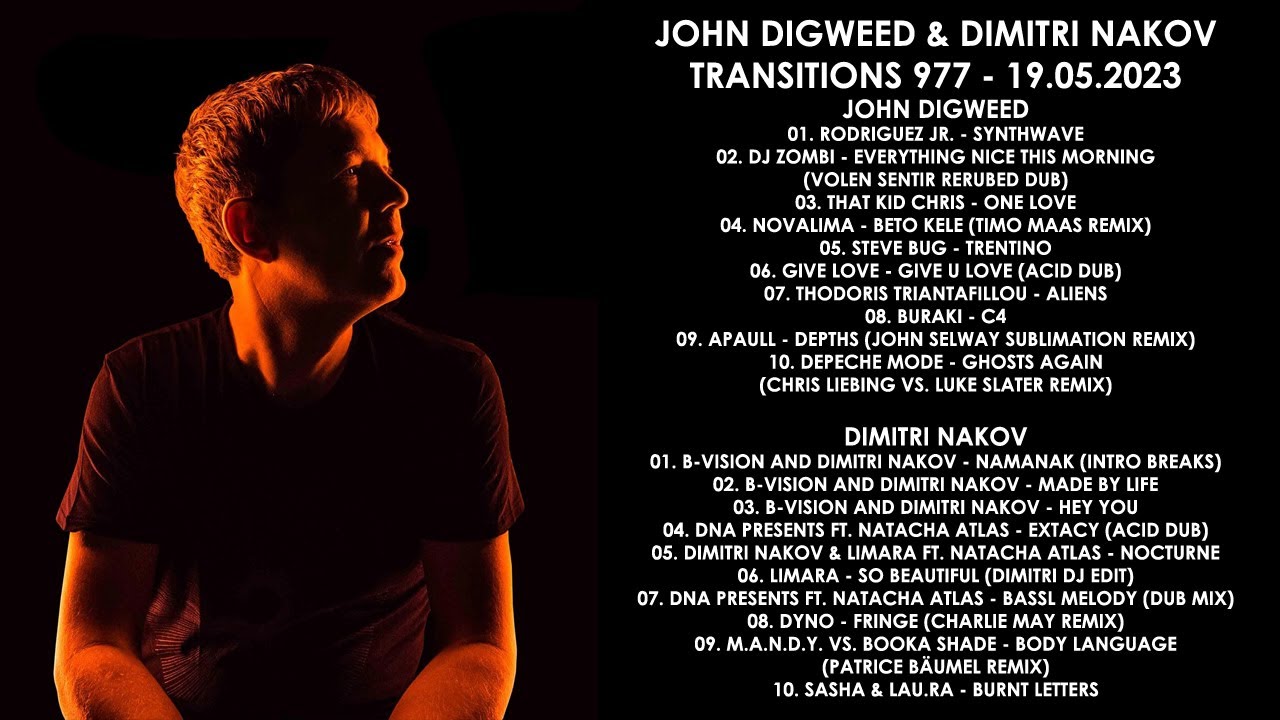 JOHN DIGWEED (UK) & DIMITRI NAKOV (France) @ Transitions 977 19.05.2023 ...