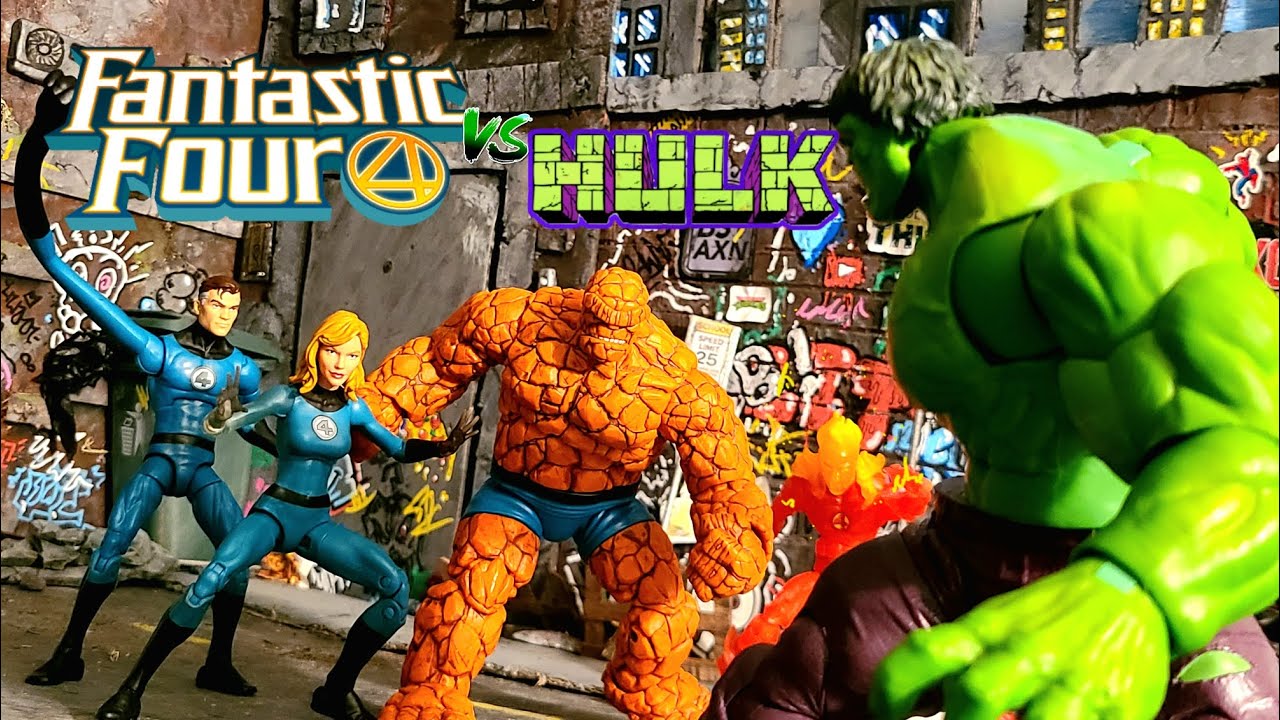 The Fantastic Four vs The Incredible Hulk Stop Motion Animation 2025 ...