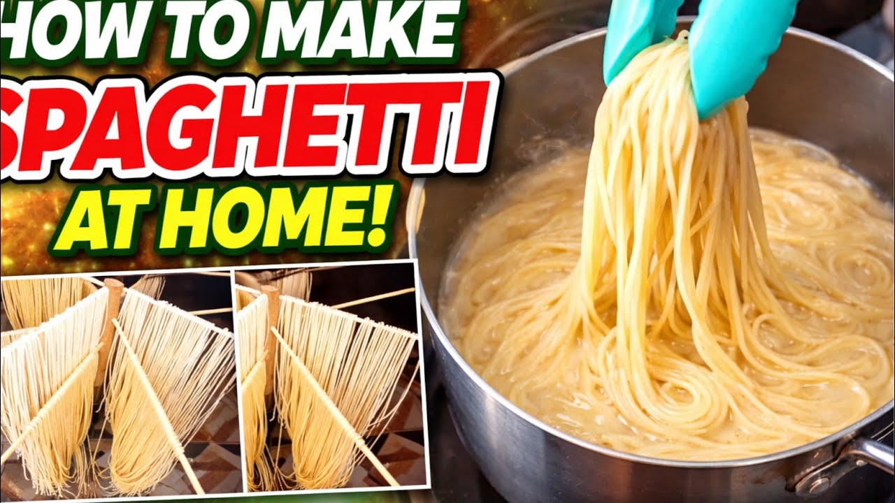 How to Make Spaghetti at Home | Easy Step-by-Step Homemade Spaghetti ...