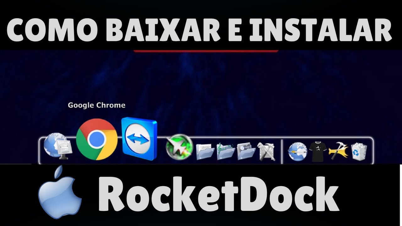 [Tutorial #7] Como baixa e instalar o RocketDock (Barra de tarefas do MAC) - YouTube
