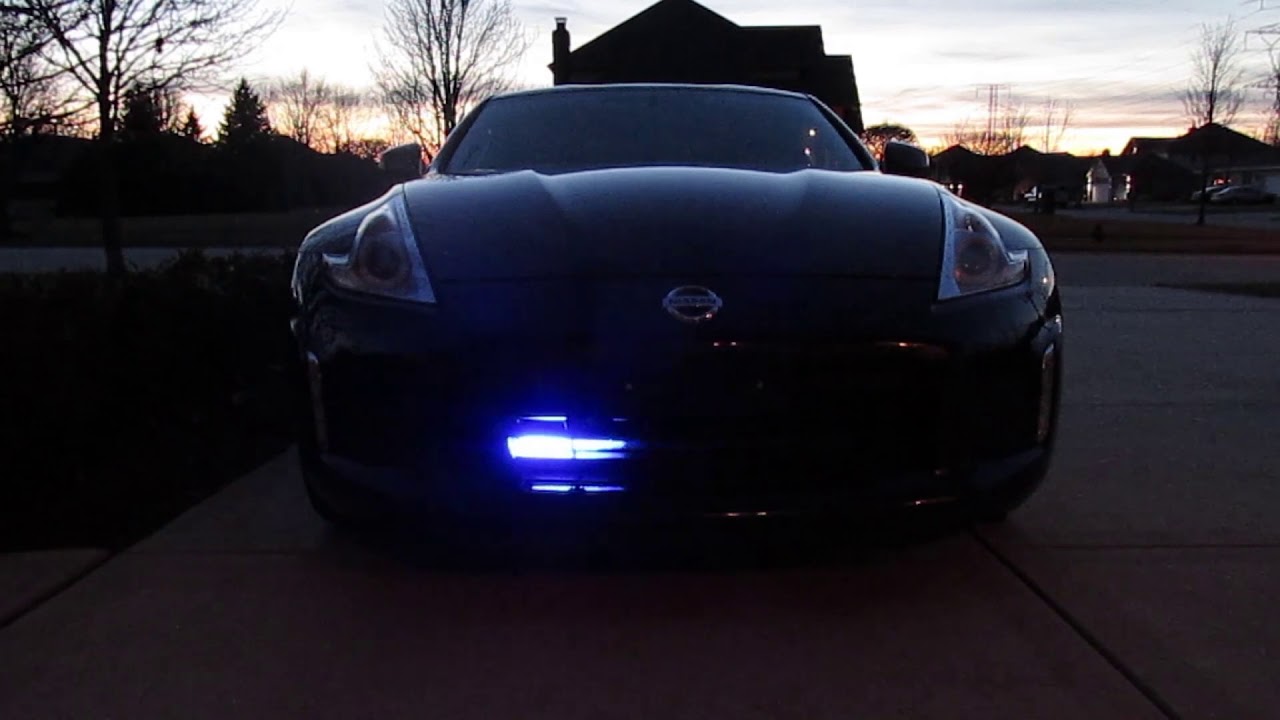 Nissan 370z Knight Rider Style Light LED Scanner - YouTube