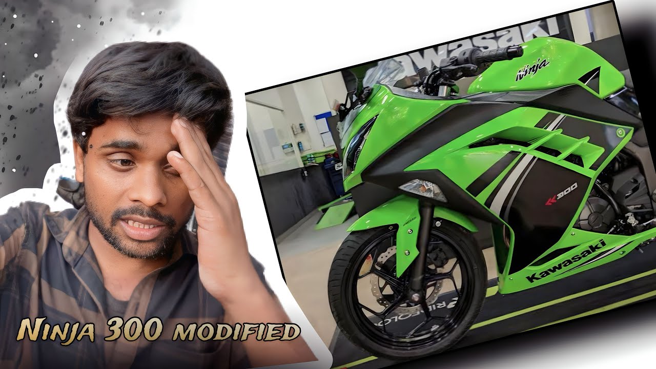 Ninja 300 Modified | Bike Modifications | Adil K Vlogs - YouTube
