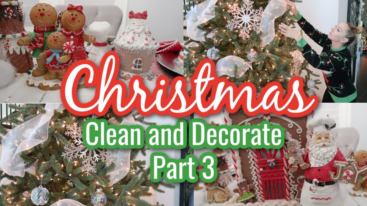 CHRISTMAS 2021 DECORATE WITH ME / CHRISTMAS DECORATIONS 2021/ CLEAN AND ...