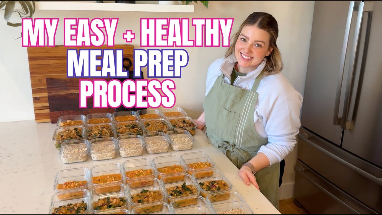 My Meal Prep Process: Simple and Delicious Meals for a Week #healthyhabits #highprotein - YouTube