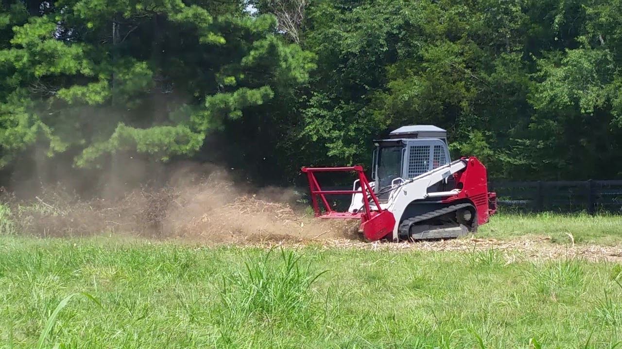 Hamby Land Management's Takeuchi TL150 Supertrak and Fecon Mulcher ...