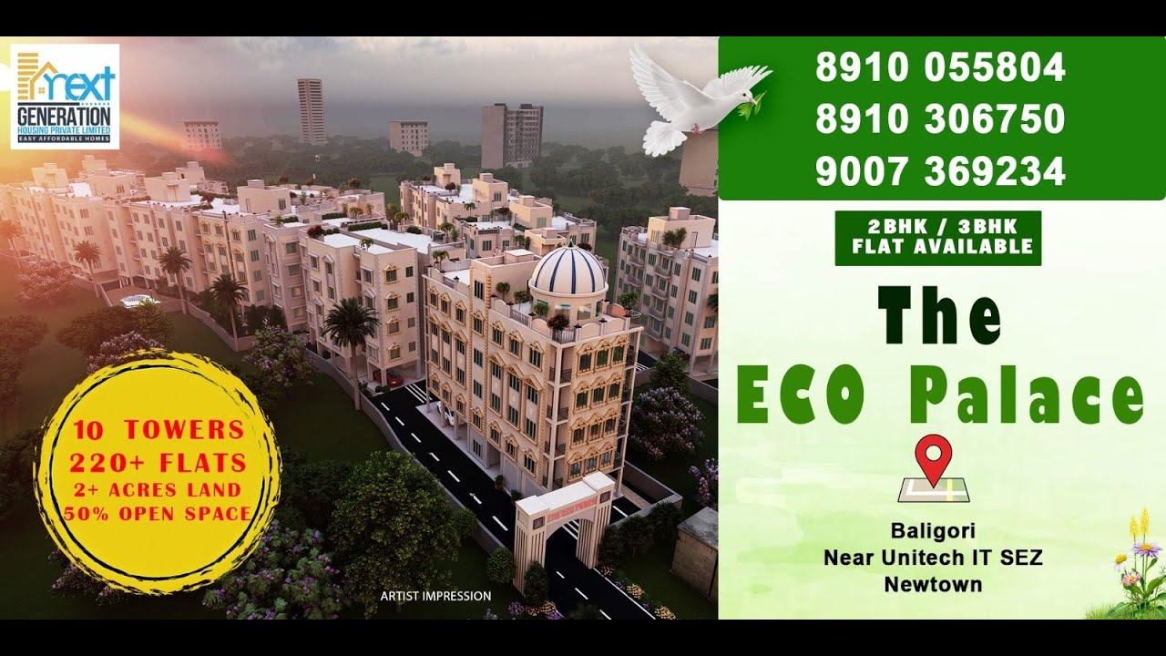 The Eco Palace - near Biswa Bangla Gate, Unitech, DLF2, TCS- Newtown ...