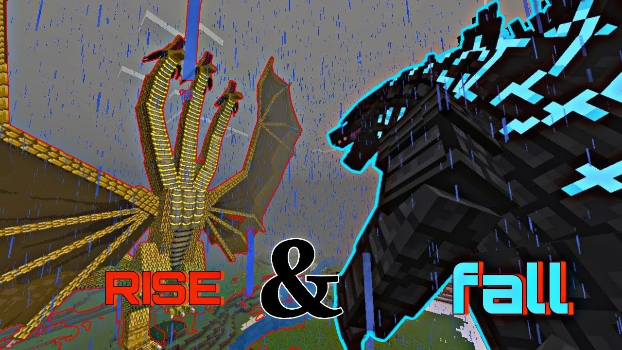 #1 Ghidorah the false king | Godzilla's greatest enemy | Minecraft ...