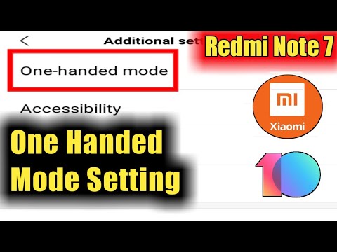 Redmi Note 7, 8 Pro One Handed Mode Setting || How to Enable One Handed ...