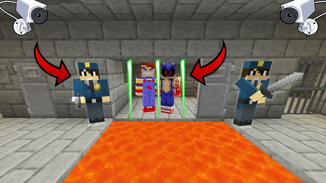 SONIC.EXE Y CHUCKY PRESOS (MINECRAFT PRISON ESCAPE) - YouTube