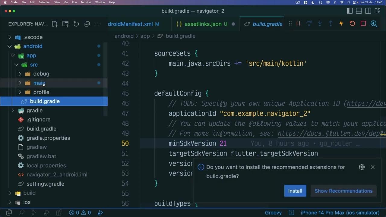 Flutter navigator 2.0 - 23 Deep Links - parte 2 - YouTube