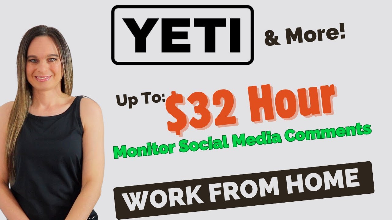 YETI Hiring! Monitor Social Media Comments & Reviews | $18 To $32 Hour ...