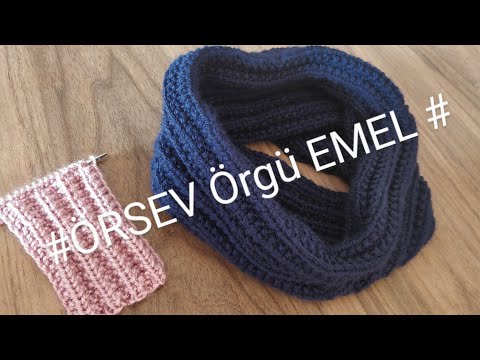 2 tarafı aynı görünen ve aynı şekilde örülen.BOYUNLUK. Erkek kadın çocuk her yaşa uygun model