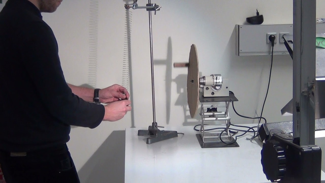 Federpendel und Kreisbewegung - Projektion - YouTube