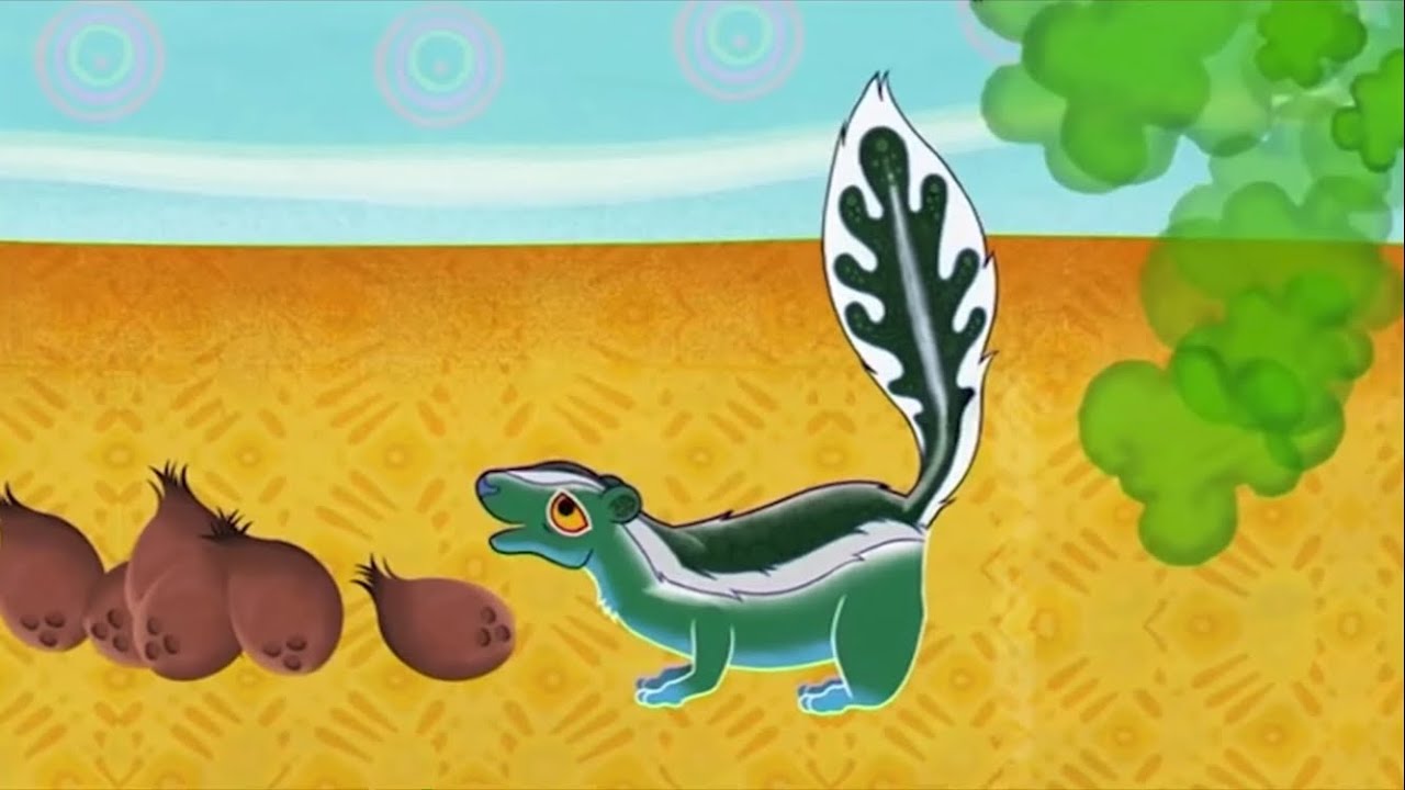 Cartoon Skunk Farting