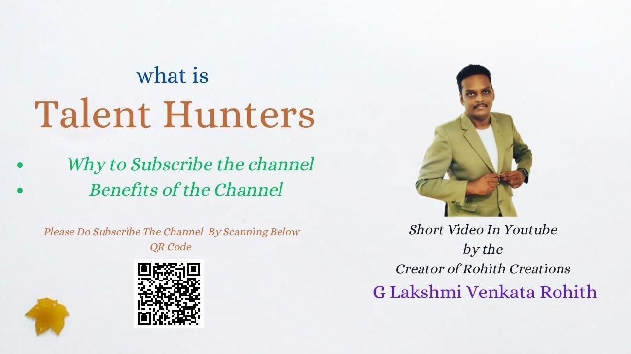 what is Mean by Rohith Creations | Talent Hunters |benefits - YouTube