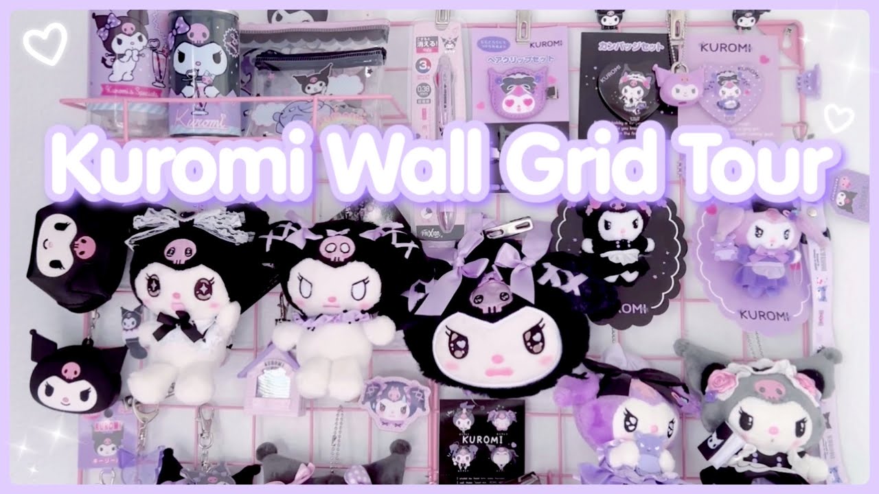 Sanrio Kuromi Wall Grid Collection Tour - YouTube