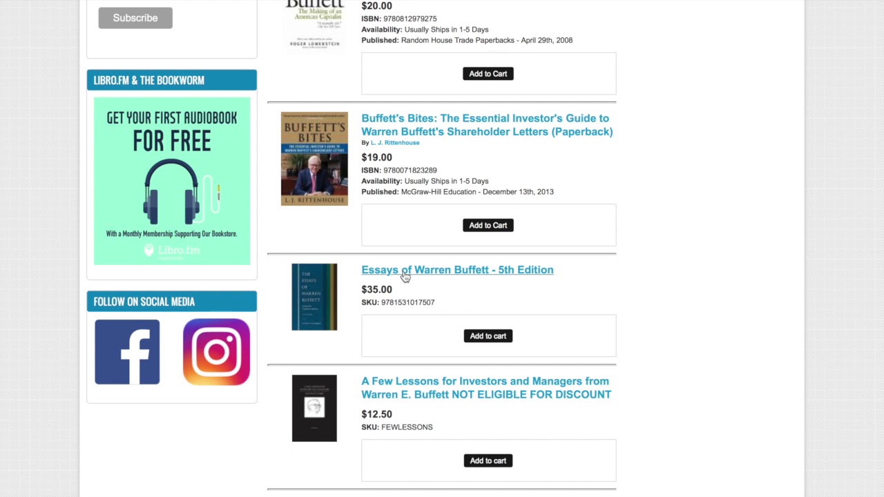 Warren Buffet 2020 recommend book read list - YouTube